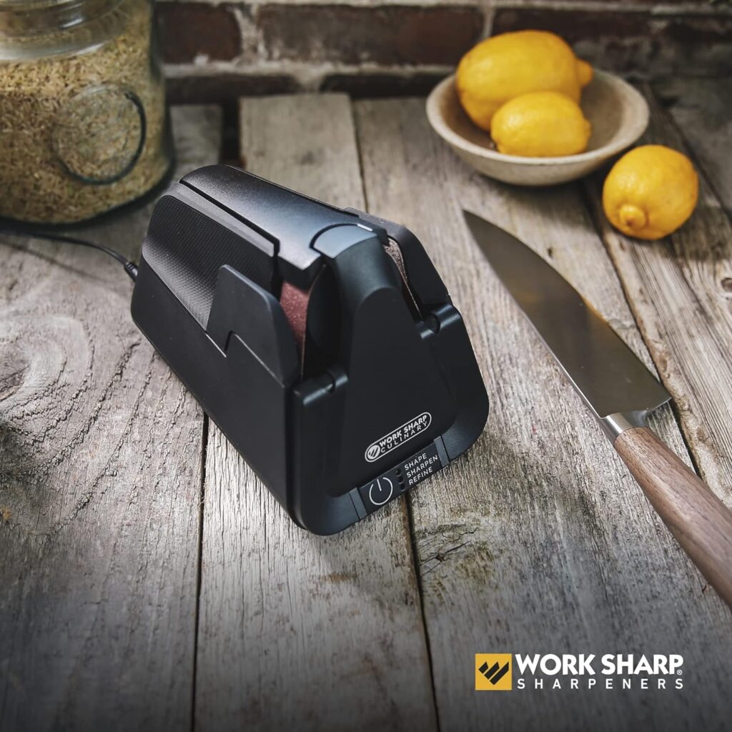Work Sharp Professional Electric Culinary E5 Kitchen Knife Sharpener Review